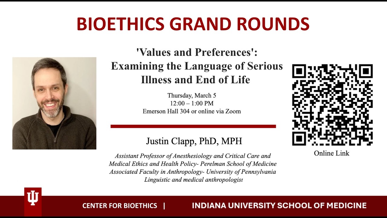 BGR: 'Values and Preferences': Examining the Language of Serious Illness and End of Life