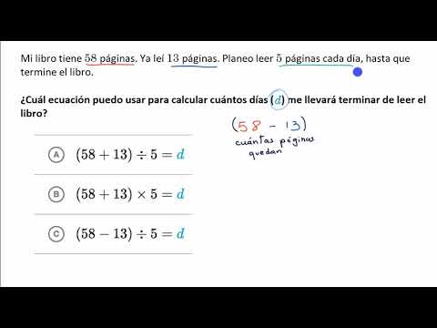 Configurar problemas verbales de dos pasos (video) | Khan Academy