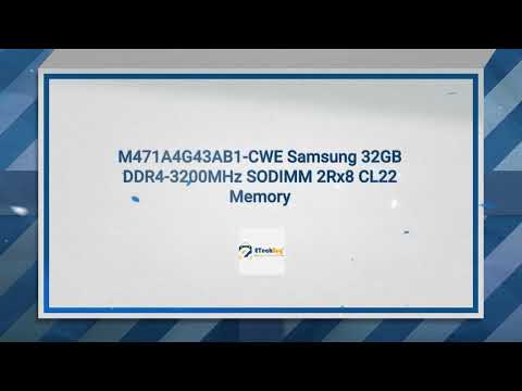 M471A4G43AB1-CWE Samsung 32GB DDR4-3200MHz SODIMM 2Rx8 CL22 Memory