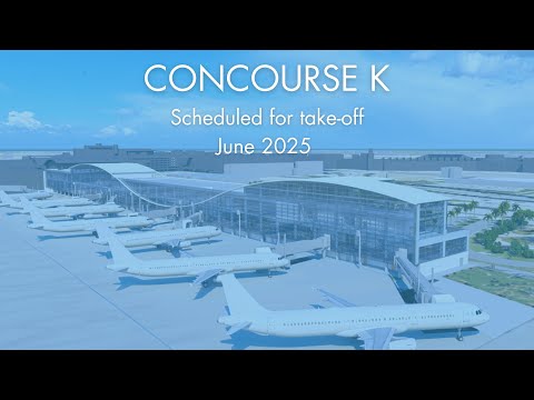 Concourse K is coming to MIA! 🎉