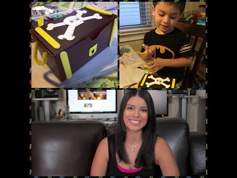 Fun Ideas for kids! Jake and The Neverland Pirates inspired "Treasure Chest Box"
