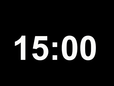 Đồng Hồ Đếm Ngược 15 Phút | Countdown Timer 15 Minutes