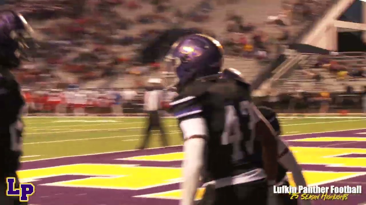 2025 Lufkin Panther Football Season Highlights