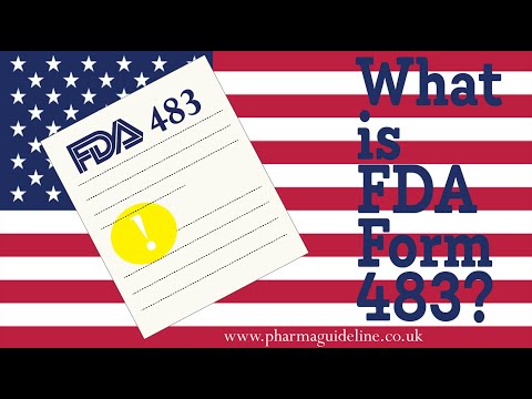 What is FDA Form 483?