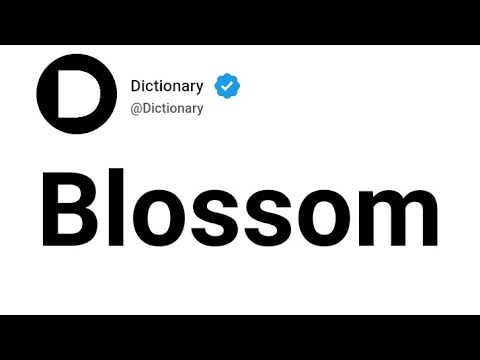 Blossom Meaning In English