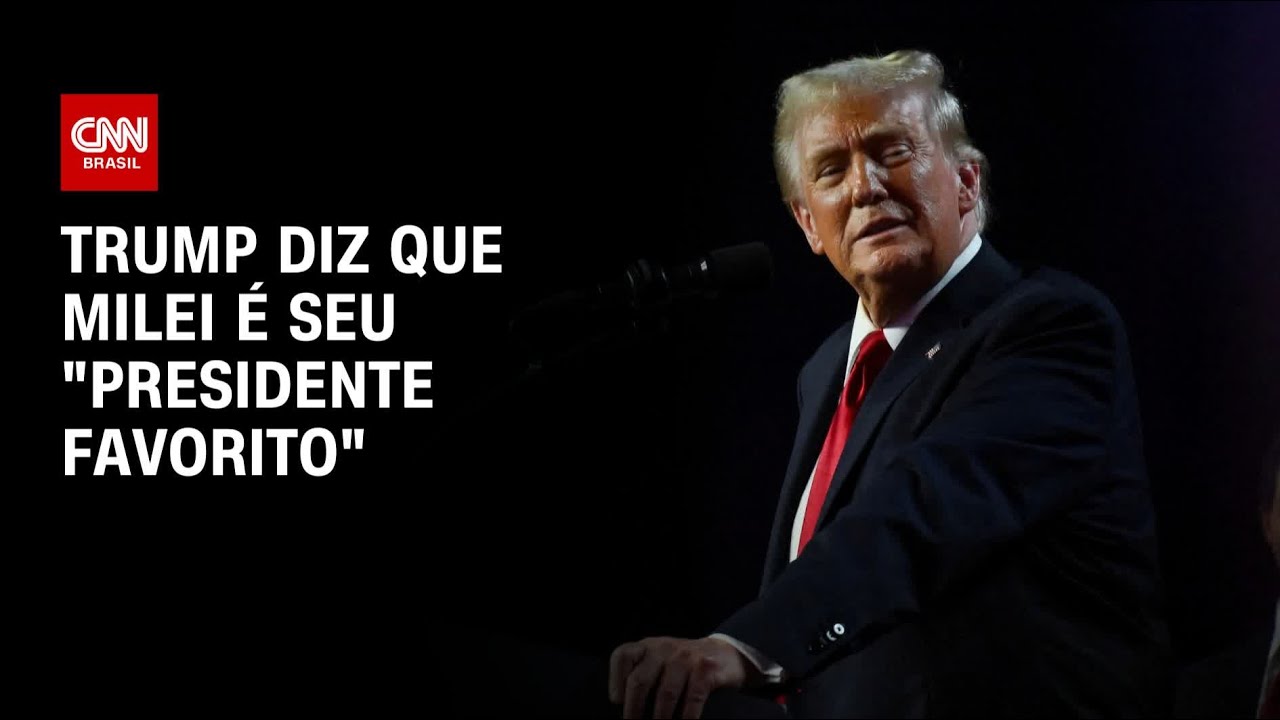 Trump e Milei se encontram pela primeira vez desde as eleições dos EUA ...