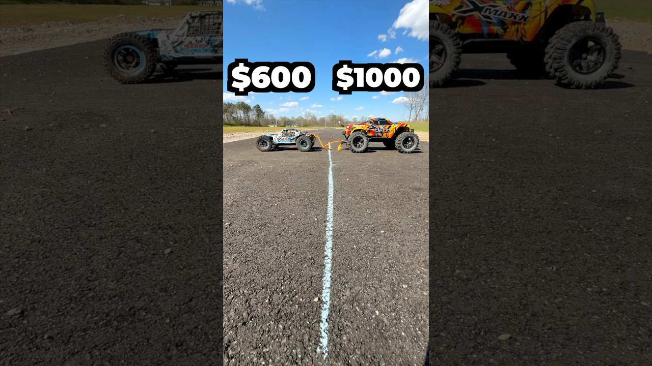 $5 vs $1,000 RC Tug Of War!