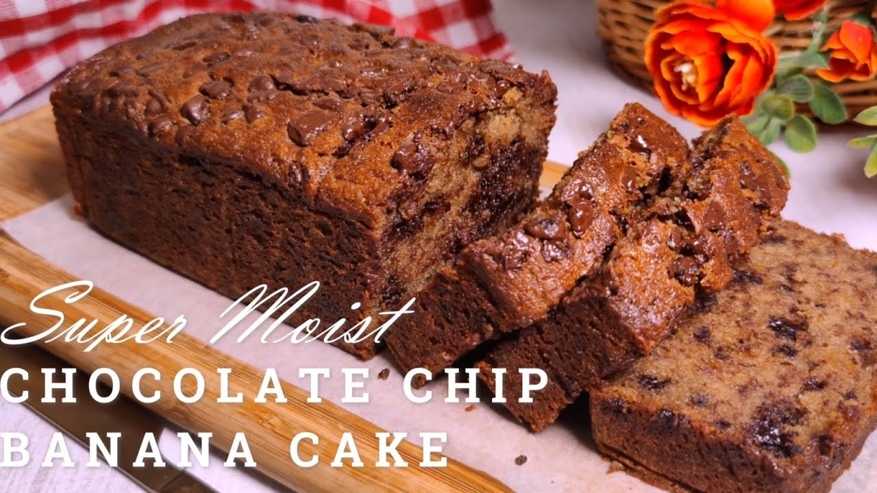 Banana Cake Recipe | Chocolate Chips Banana Bread | Chocolate Chip Banana Cake