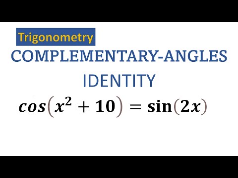 Complementary Angles Identity