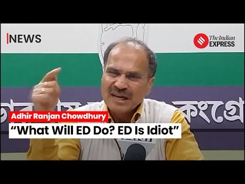 Adhir Chowdhury Slams ED's Lookout Circular, Calls It An 'Idiot,' Alleges 'Look After' Politics