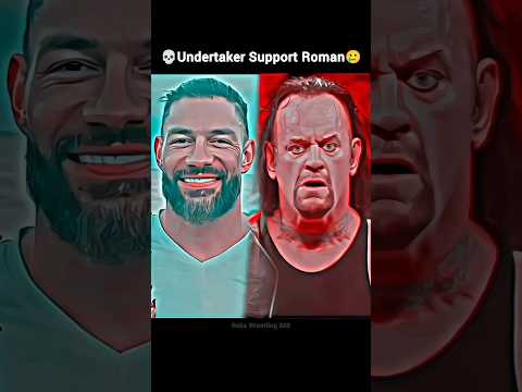 Roman Reigns Support The Undertaker Wwe Legend💀☠️| Roman Reigns attitude 😈🤯#shorts #wwe #romanreigns