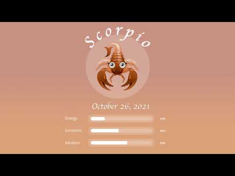 Scorpio horoscope for October 26, 2021