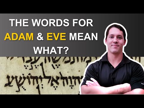 What do the words "Adam" & "Eve" really mean? Let's Learn Hebrew Together!