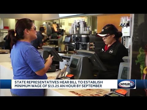 NH lawmakers hear bill to establish $13.25 minimum wage by September