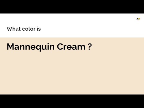 Mannequin Cream color #f6e5ce hex Cool Yellow color f6e5ce