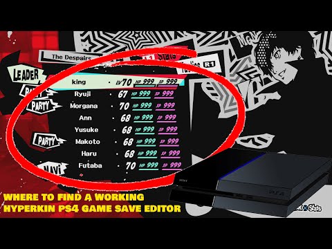 Where to find a Working PS4 Game Save Editor in the Wild!