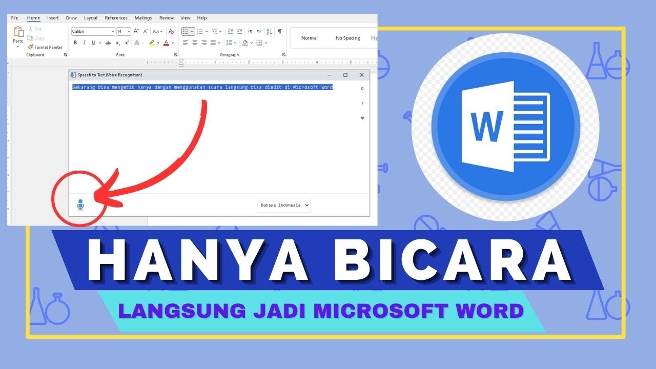 🔥 CARA MERUBAH SUARA MENJADI TEKS DI MICROSOFT WORD (Tidak Perlu mengetik )