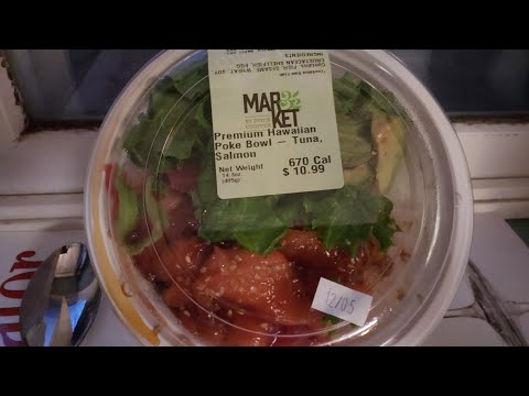 HOWDY FOOD REVIEWS MARKET32 BY PRICE CHOPPER Premium Hawaiian Poke Bowl - Tuna, Salmon