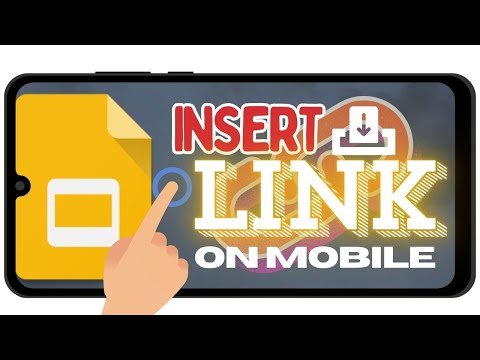 How to Insert a Link in Google Slides Mobile (Link any Object)