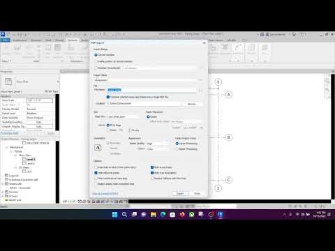 Exporting to pdf in revit 2023