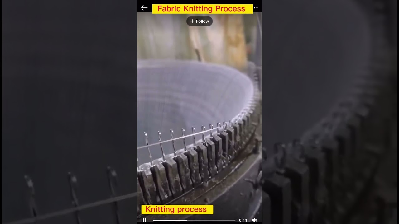 Knitting Process-Knit Fabric #garments #fabric #Buyer #clothing