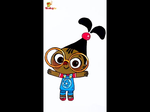 How to Draw Mona π¨ | Coloring and Drawing for Kids #shorts