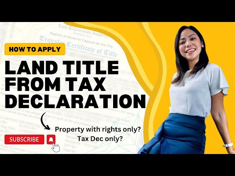 How to Apply for Land Title from Tax Declaration | Buying Property with no Title (Tax Dec only)