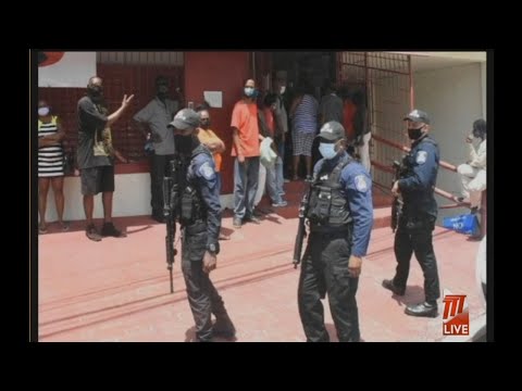 Police Presence At TTPost Outlets In POS and San Fernando