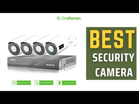 Best 4K Security Camera - G.Craftsman 5MP 4K POE Kit System CCTV Outdoor Security Camera