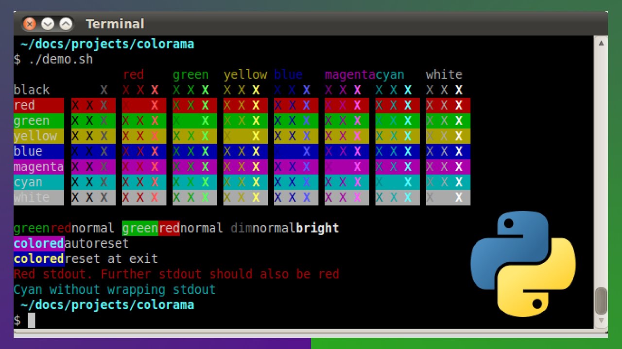 Print Colored Text in Python with Colorama | Beginner Tutorial