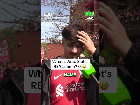 Do Liverpool fans know Arne Slot’s REAL name…? 👀😅 #arneslot #liverpool #lfc #anfield #football