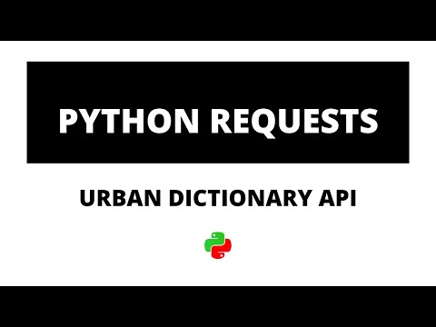 Python requests + API | Urban Dictionary - what is a numpty?