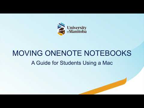 Moving OneNote Notebooks: A guide for students using a mac