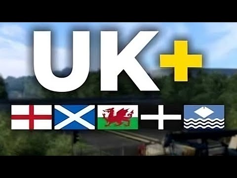 Euro Truck Simulator 2 (1.54) ProMods UK Expanded Addon by Jim with the truck [1.54] + DLC's & Mods