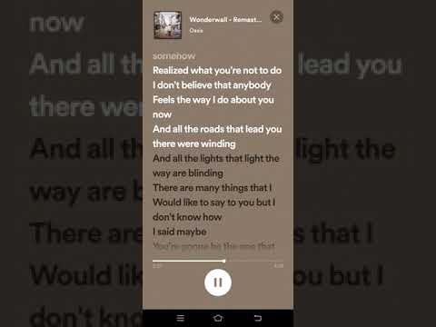 Wonderwall Lyrics | Oasis