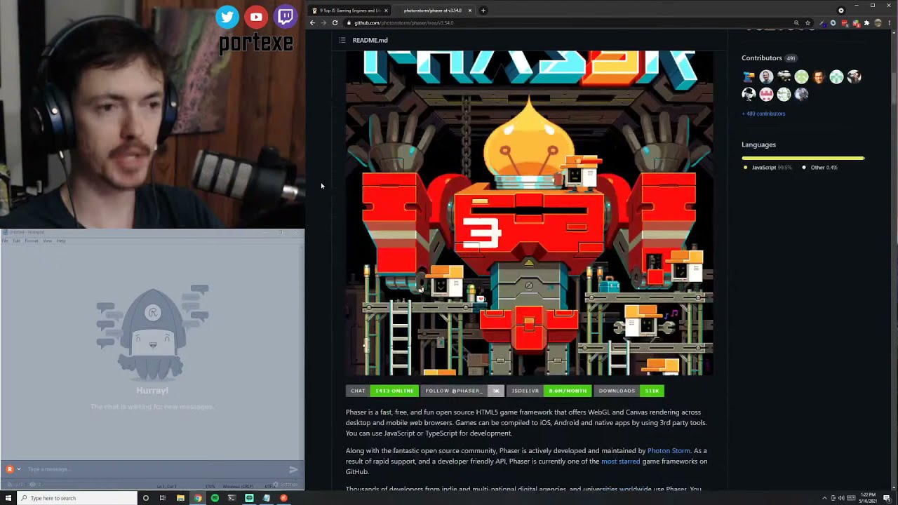 Playing With JavaScript Game Engines/Libraries