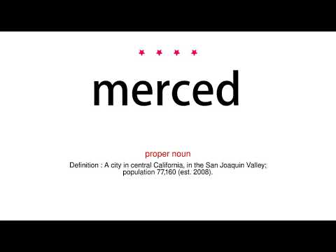 How to pronounce merced - Vocab Today