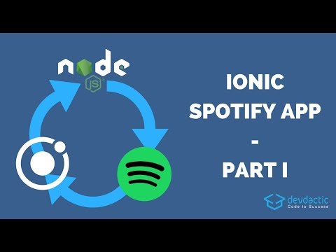 Building an Ionic Spotify App - Part 1: OAuth