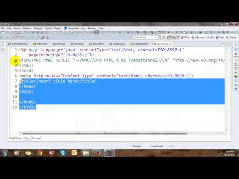 Building Flower Shop Website Template with JSP Tag File