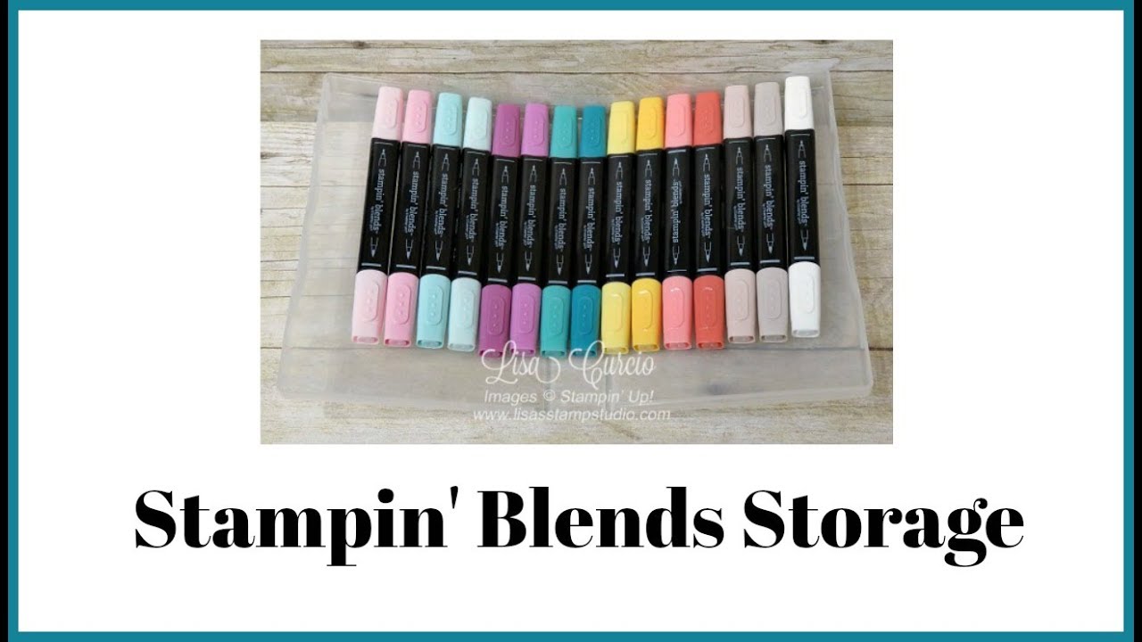 Quick Crafting Tip - Stampin' Blends Storage