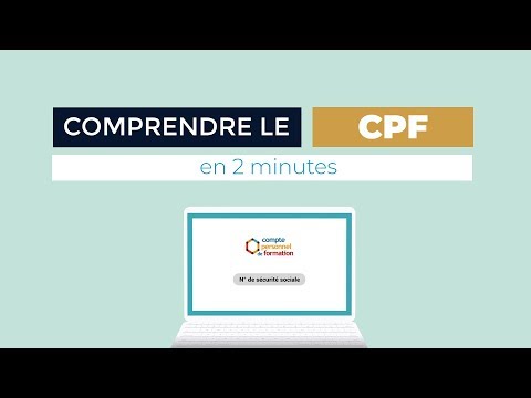 Comprendre le CPF - Compte Personnel de Formation