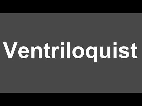How to Pronounce Ventriloquist | Ventriloquist Pronunciation | How to Say Ventriloquist