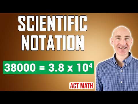 Understand Scientific Notation - 1 Video Lecture - Crash Course for ACT