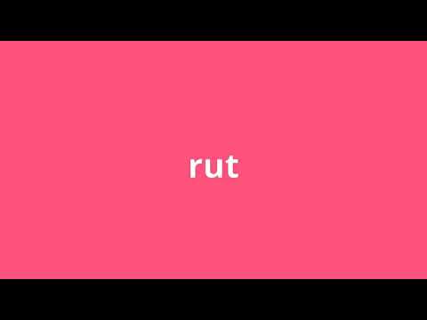 what is the meaning of rut
