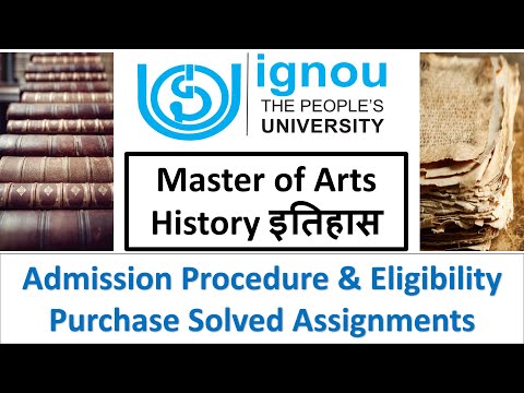 IGNOU MA History || Admission Procedure and Eligibility || Complete MA History Course Detail IGNOU