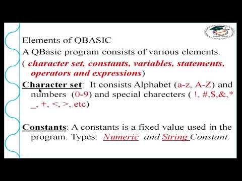 Introduction to QBASIC