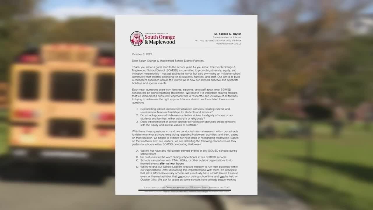 New Jersey superintendent cancels Halloween and bans costumes