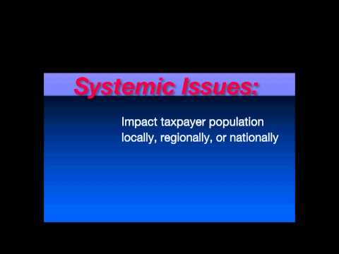 Tax News Live: Systemic Issue Management System