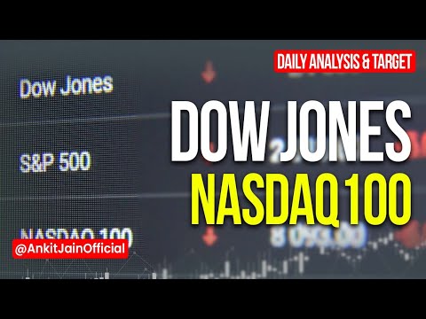 Dow Jones Futures & NASDAQ100 Index Live- Technical Analysis & Trading Strategy for Today 9th Jan