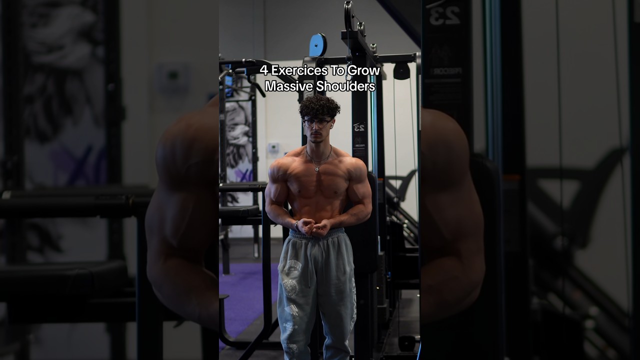 4 Exercises To Grow Massive Shoulders 🦾